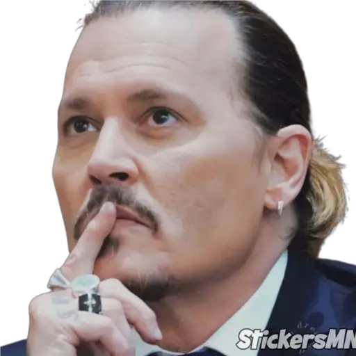Sticker Maker - Johnny Depp Vs Amber Heard
