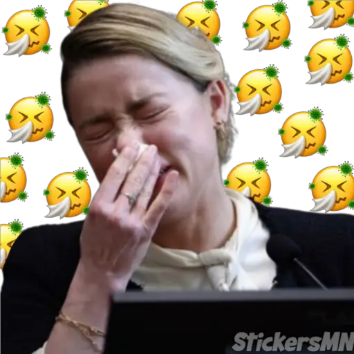 Sticker Maker - Johnny Depp Vs Amber Heard