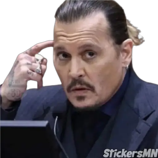 Sticker Maker - Johnny Depp Vs Amber Heard