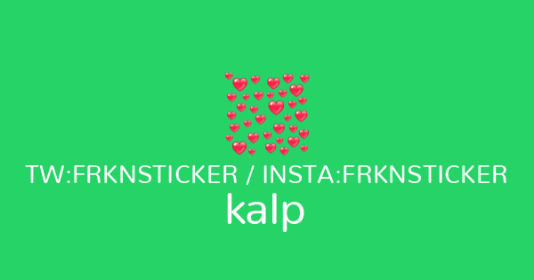 Sticker Maker - kalp