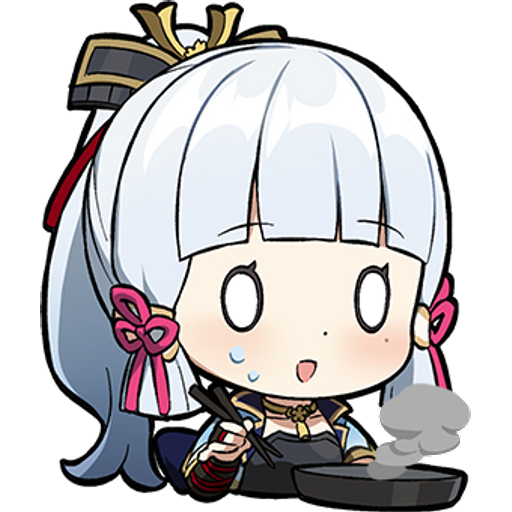 Sticker Maker - Genshin Kamisato Ayaka
