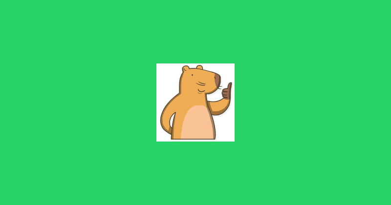Sticker Maker - Капибара №11