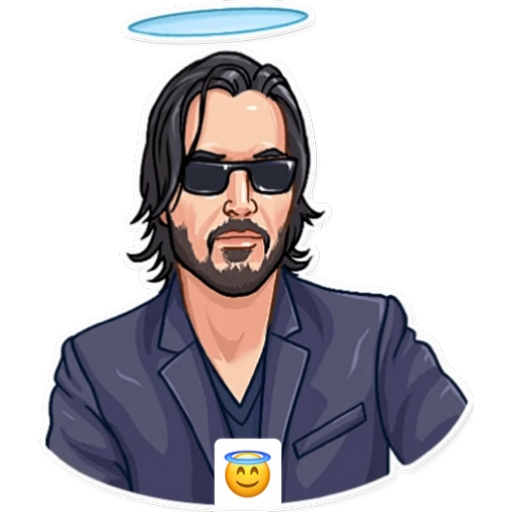 Sticker Maker - Keanu Reeves X