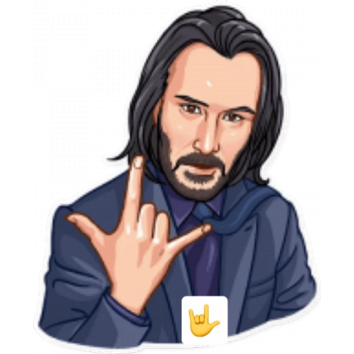 Sticker Maker - Keanu Reeves X