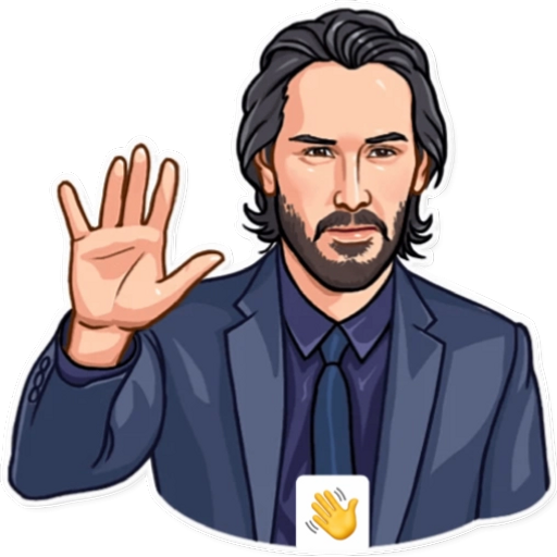 Sticker Maker - Keanu Reeves X