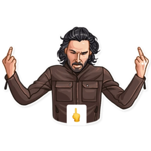 Sticker Maker - Keanu Reeves X