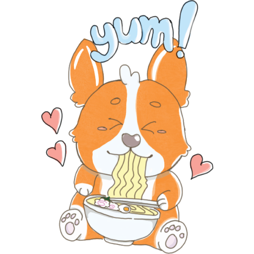 Sticker Maker - Kinoo the Corgi