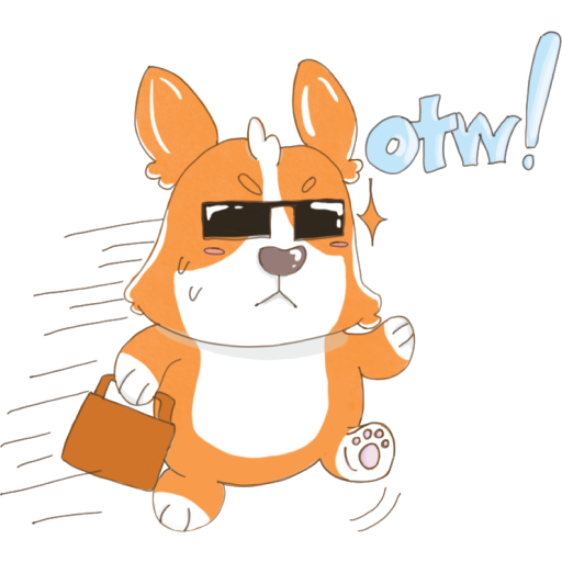 Sticker Maker - Kinoo the Corgi