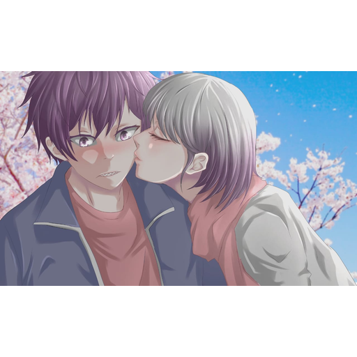 Sticker Maker - Kiss cheek