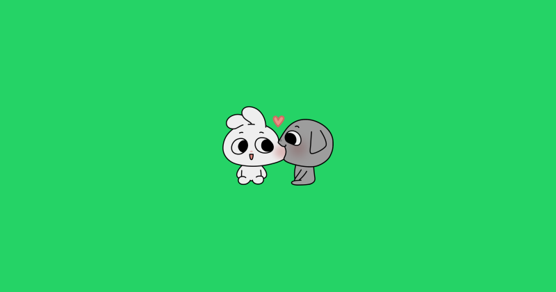 Sticker Maker - Kkamang couple