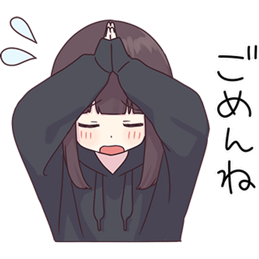 Sticker Maker - Kurumi-chan.14-1