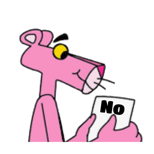 Sticker Maker - La pantera rosa