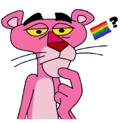 Sticker Maker - La pantera rosa