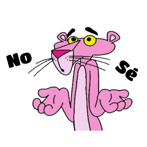 Sticker Maker - La pantera rosa