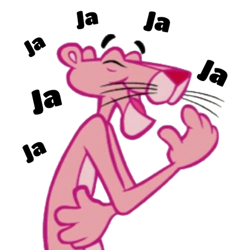 Sticker Maker - La pantera rosa