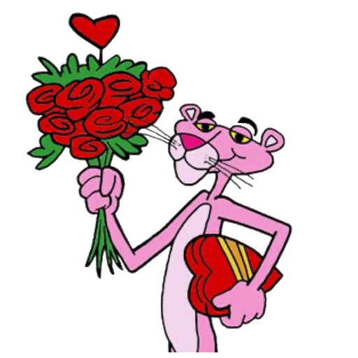 Sticker Maker - La pantera rosa