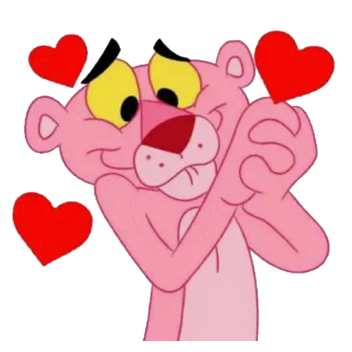 Sticker Maker - La pantera rosa