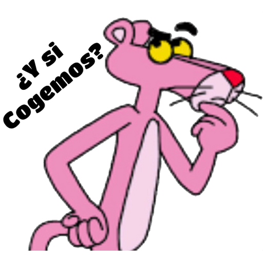 Sticker Maker - La pantera rosa