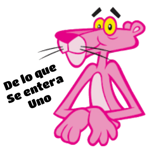 Sticker Maker - La pantera rosa
