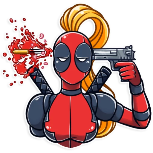 Sticker Maker - LadyDeadpool