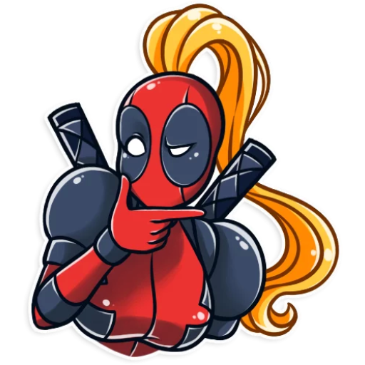 Sticker Maker - LadyDeadpool