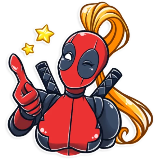 Sticker Maker - LadyDeadpool