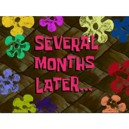 Sticker Maker - One Spongebob Later...