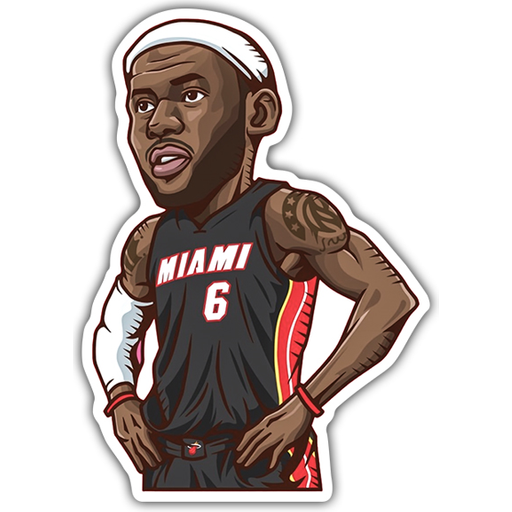 Sticker Maker - Lebron James stickers