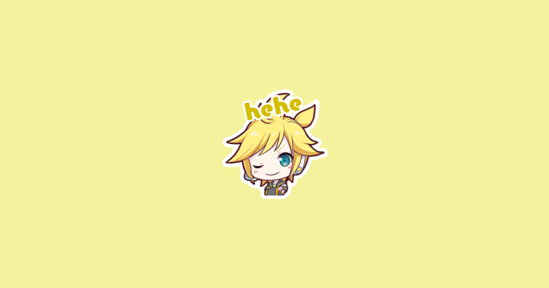 Sticker Maker - Len kagamine Stickers