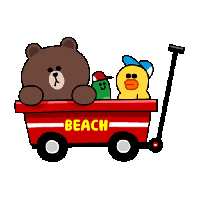 Sticker Maker - LINE Characters - Happy Vacations