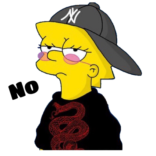 Sticker Maker - Lisa Simpson