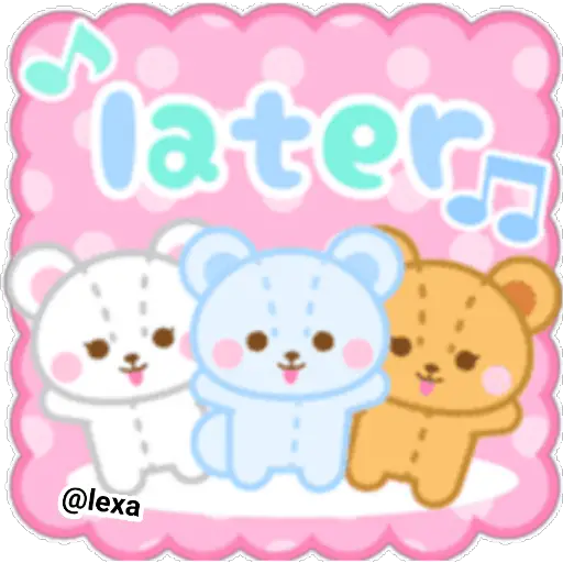 Sticker Maker - Los 3 ositos
