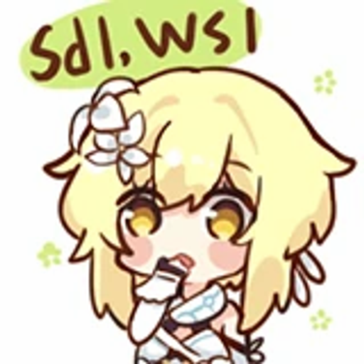 Sticker Maker - Lumine [Genshin Impact]