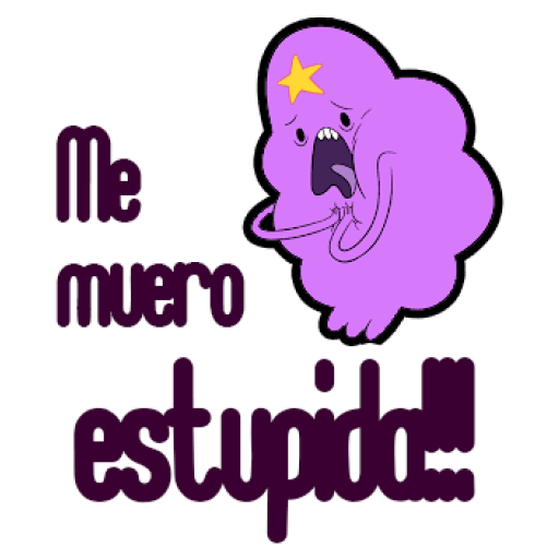 Sticker Maker - Lumpy Space Princess (Adventure Time)