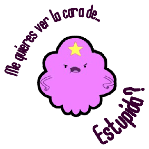 Sticker Maker - Lumpy Space Princess (Adventure Time)