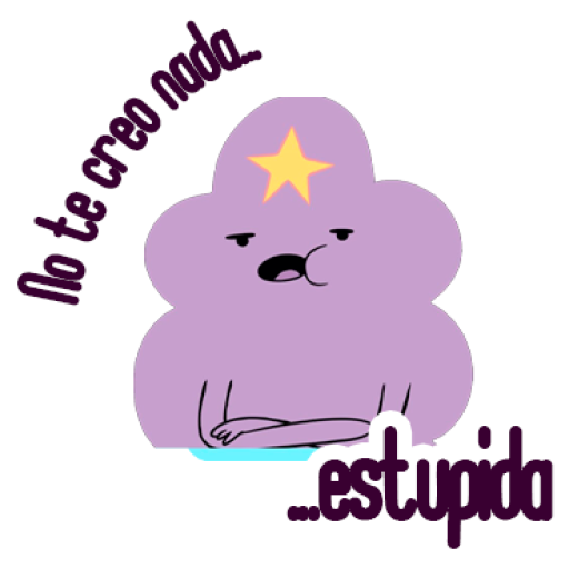 Sticker Maker - Lumpy Space Princess (Adventure Time)