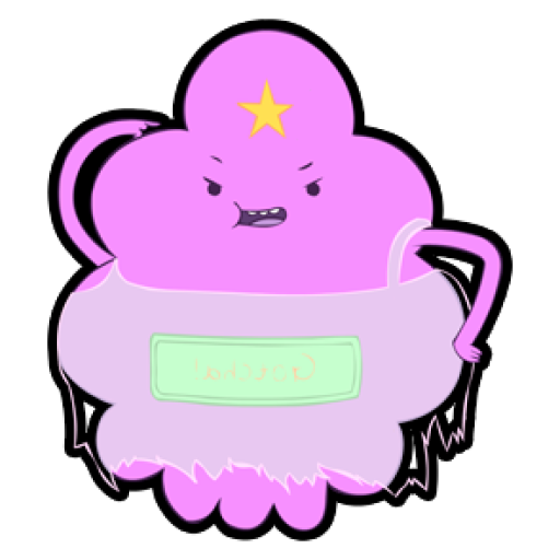 Sticker Maker - Lumpy Space Princess (Adventure Time)