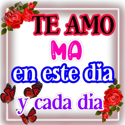Sticker Maker - Mami te amo