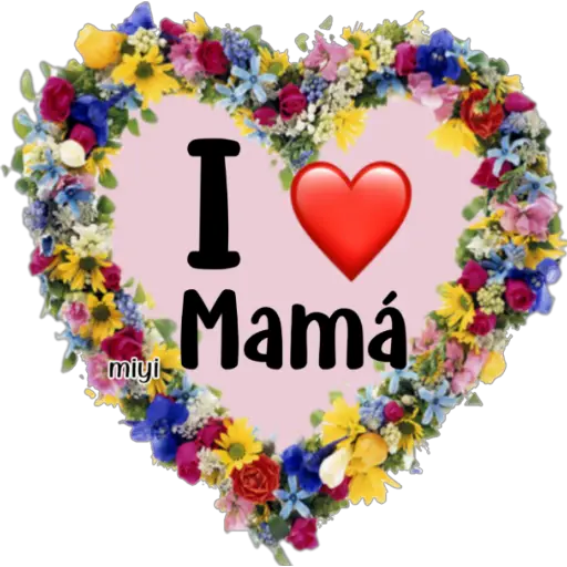 Sticker Maker - Mami te amo