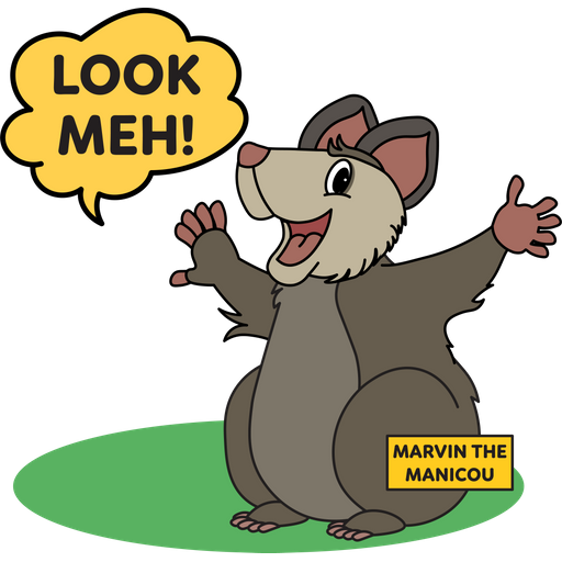 Sticker Maker - Marvin the Manicou