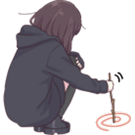 Sticker Maker - Menhera-chan #1