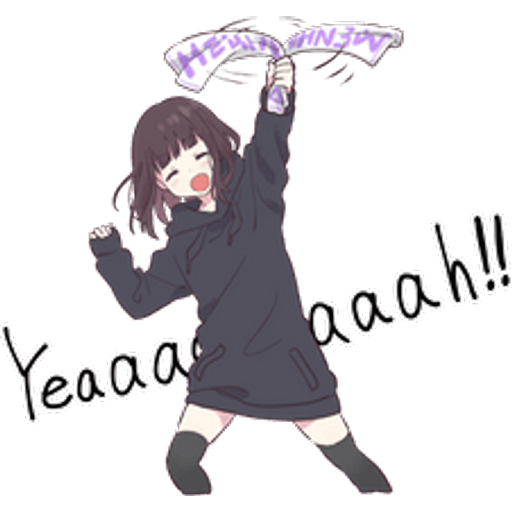 Sticker Maker - Menhera-chan #2