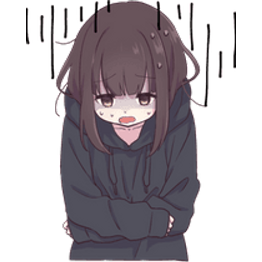 Sticker Maker - Menhera-chan #3