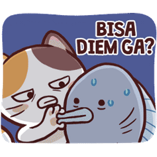 Sticker Maker - Meong the Meme Cat (Mini Pack)