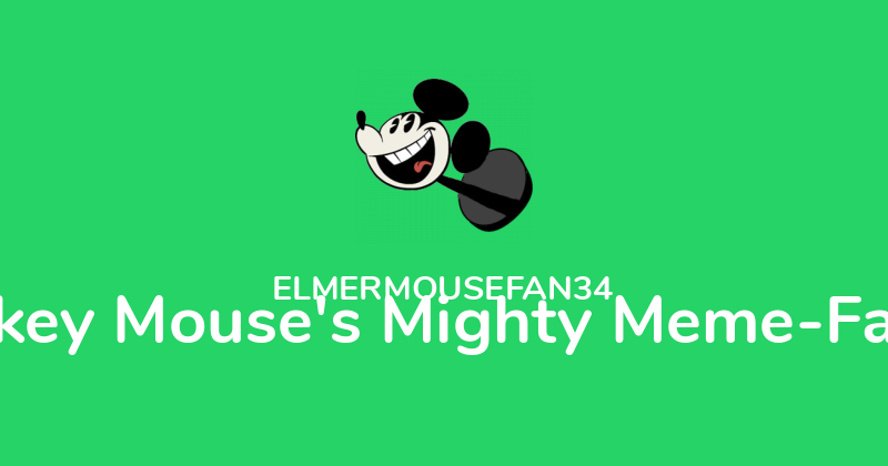 Sticker Maker - Mickey Mouse's Mighty Meme-Faces