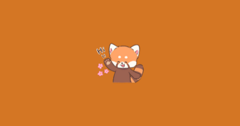 Sticker Maker - Mimi Red Panda 1