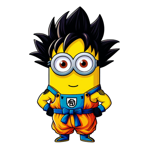 Sticker Maker - Minions Dragon Ball & Naruto