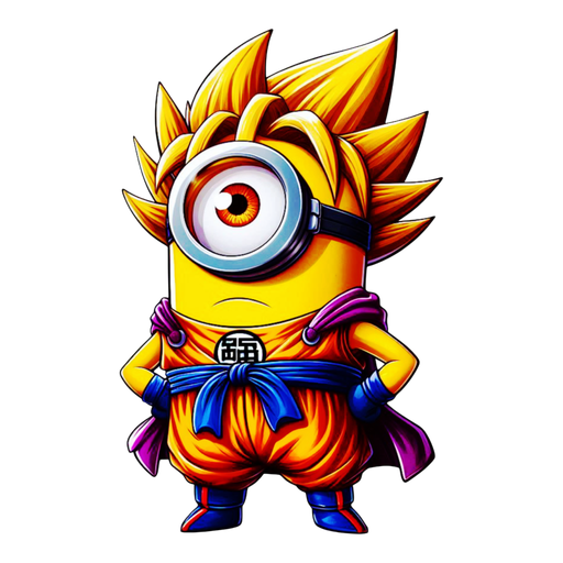 Sticker Maker - Minions Dragon Ball & Naruto