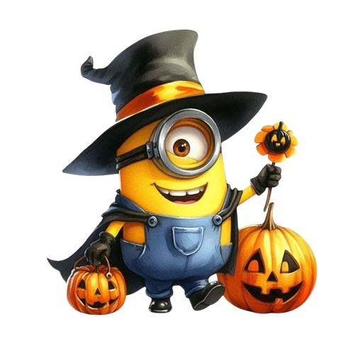 Sticker Maker - Minions Halloween