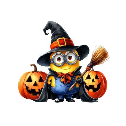 Sticker Maker - Minions Halloween